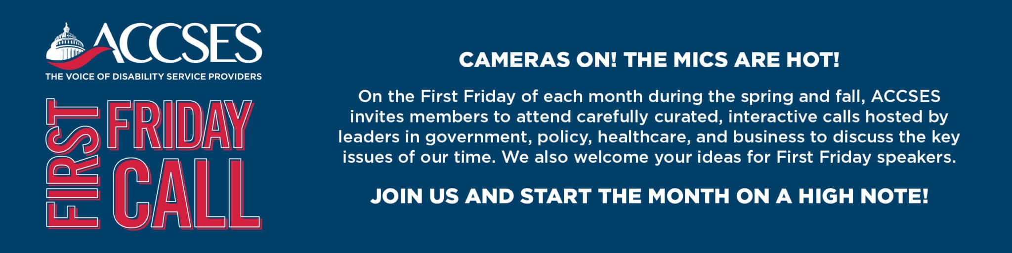 First Friday Call - ACCSES